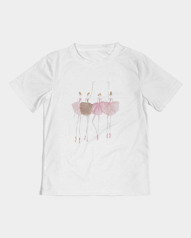 DOLLY Girls have more fun Watercolor Ballerinas Kids Tee